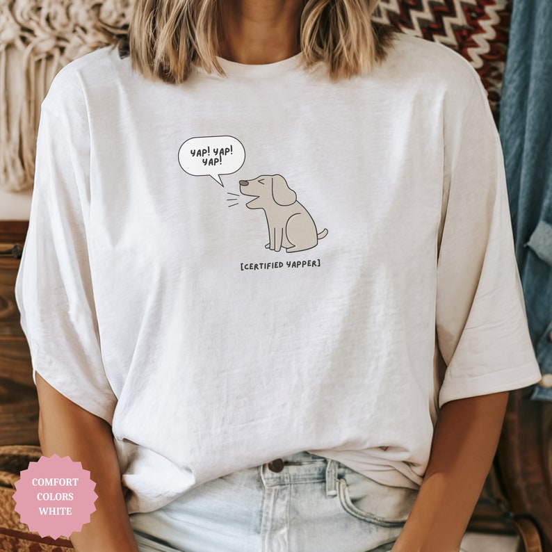 Certified Yapper Shirt, Yapping T-shirt, Funny Yap Shirt Gift for Her ...