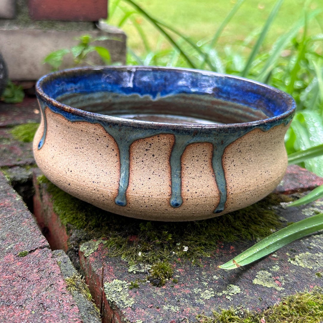 Drippy Bowl/planter/pot - Handmade Pottery - Etsy