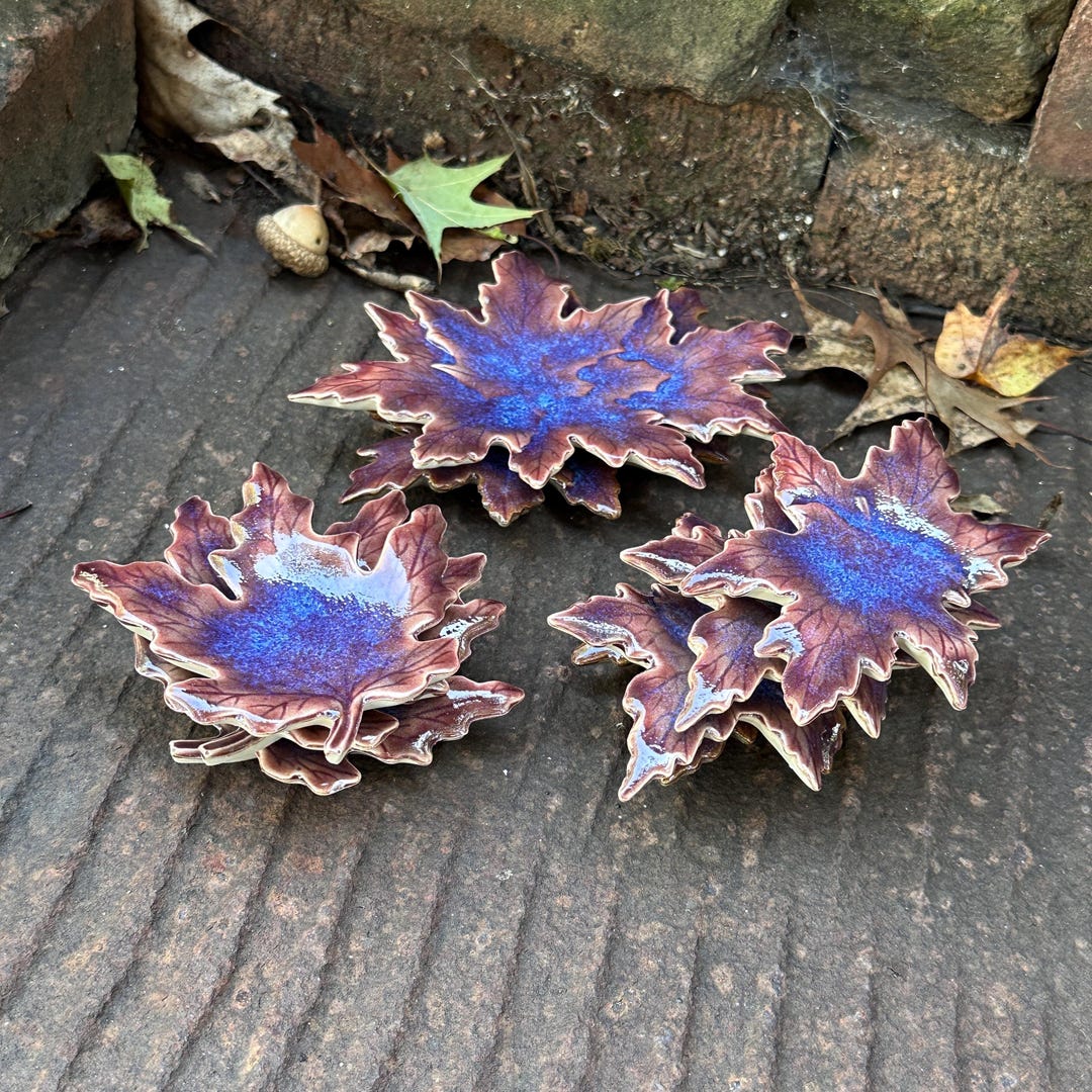 Autumn Leaves Trinket Dishes - Handmade Cermics - Etsy