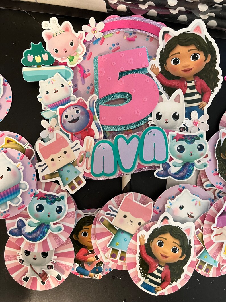 Custom Cake Topper Dollhouse Inspired - Etsy