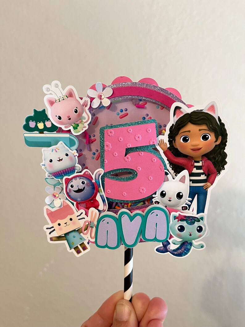 Custom Cake Topper Dollhouse Inspired - Etsy