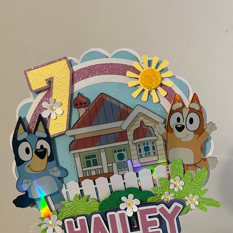 Bluey Cake Topper - Etsy
