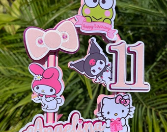 Sanrio Shaker Cake Topper / Hello Kitty & Friends Shaker Topper - Etsy