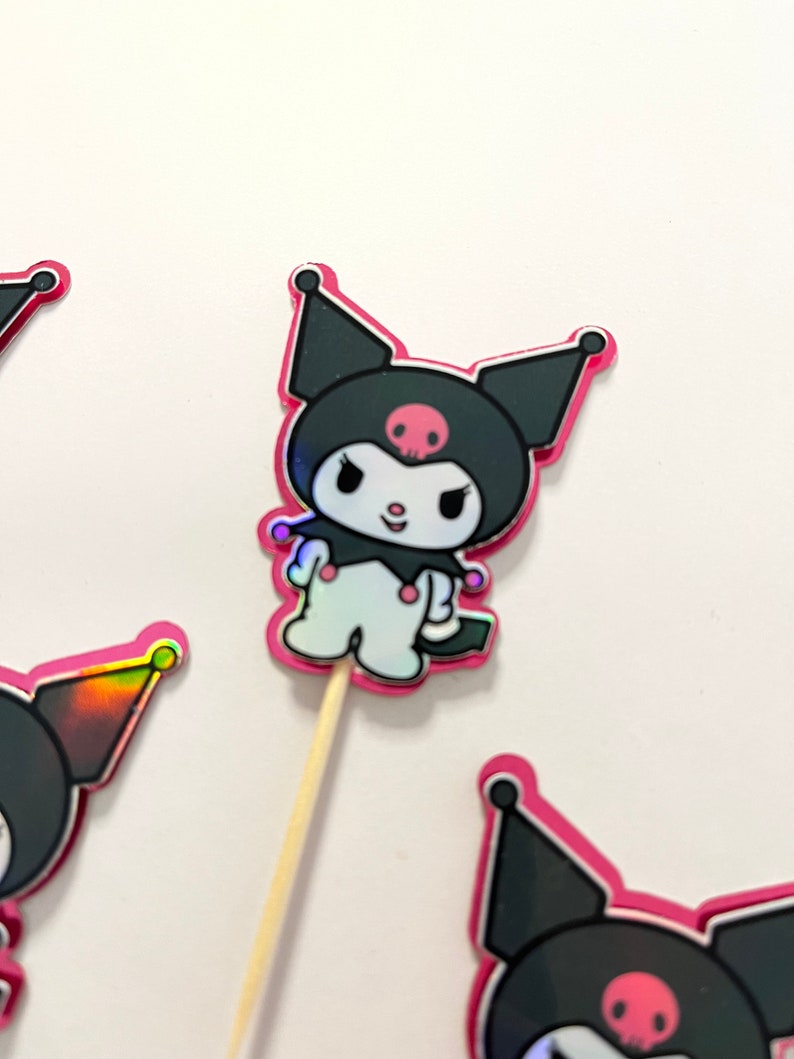 Custom Kitty and Friends Cupcake Toppers - Etsy