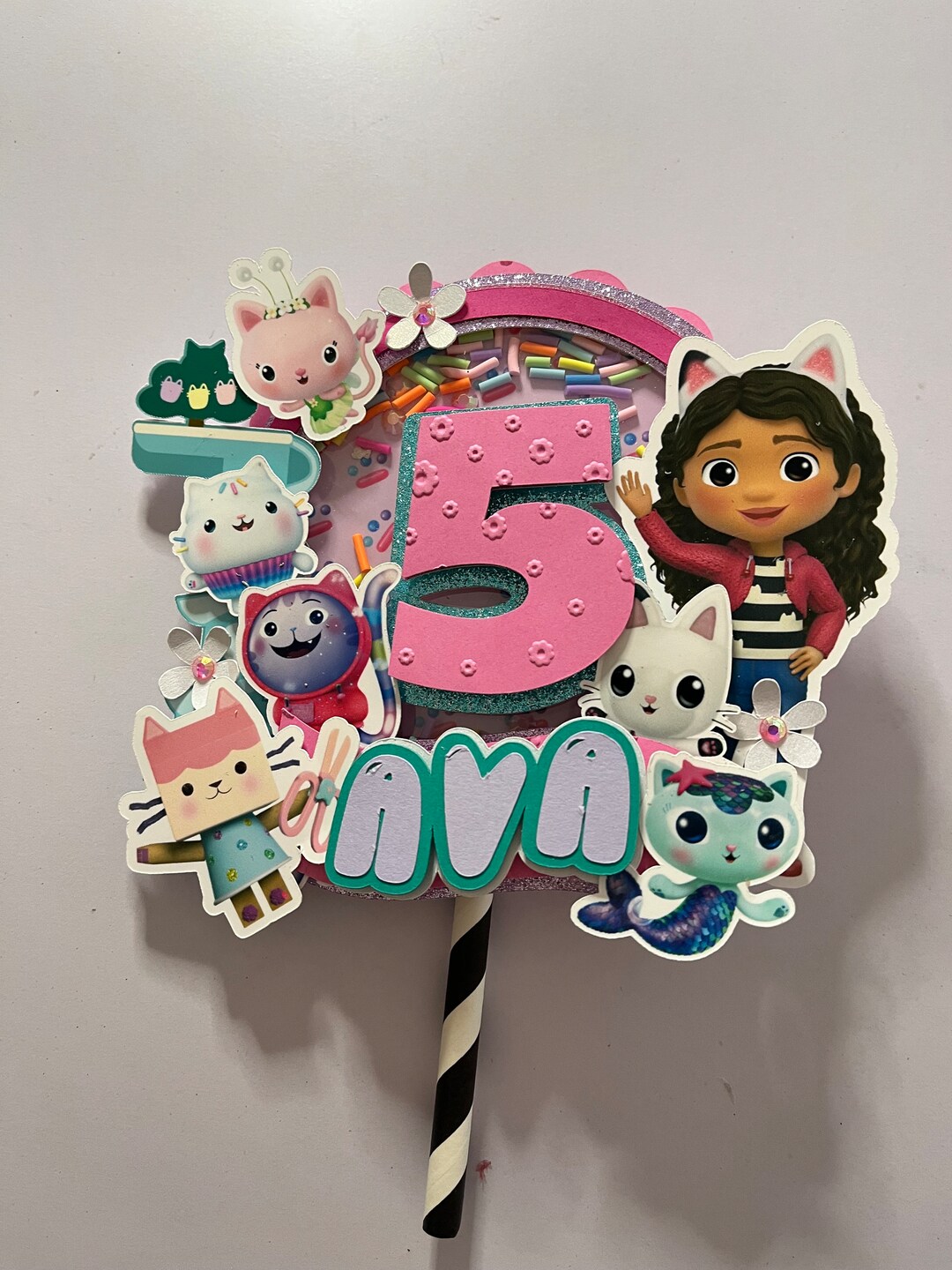 Custom Cake Topper Dollhouse Inspired - Etsy