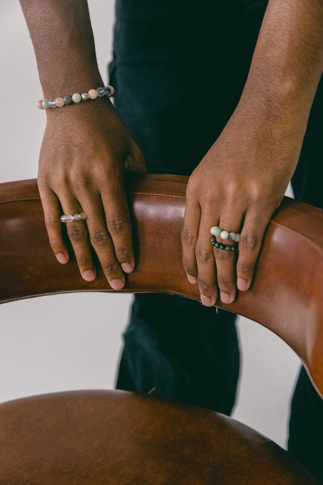 Elastic Ring Made of Gemstones, Bold ~ Unisex | VRNQ - Etsy