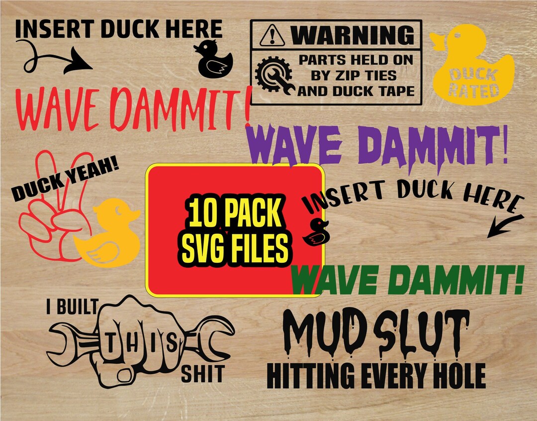 10 Pack Offroad Decal SVG Files for Cutting and More, SVG Files for ...