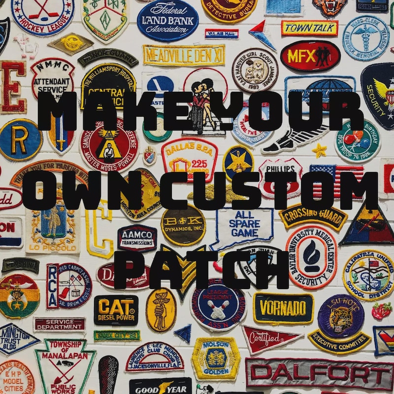 Custom Patches Acrylic - Etsy UK