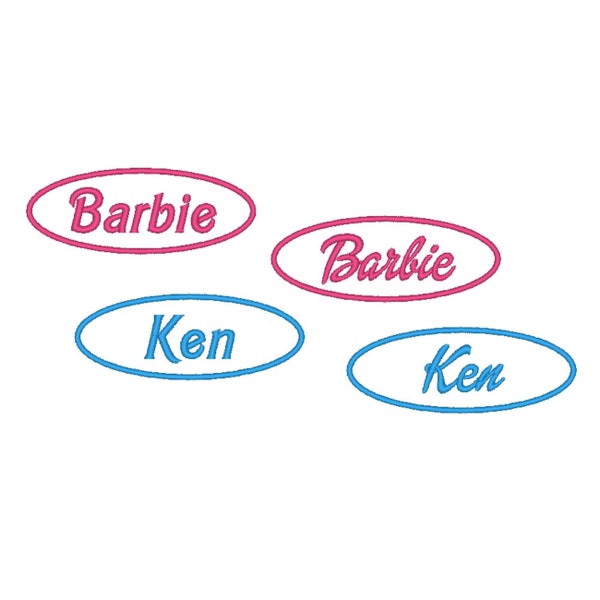 Barbie Name Badges - Etsy