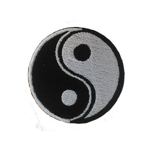 Yin Yang Patch Embroidery Patches Iron on Patches for Jeans Badge Patches for Jackets Applique ...
