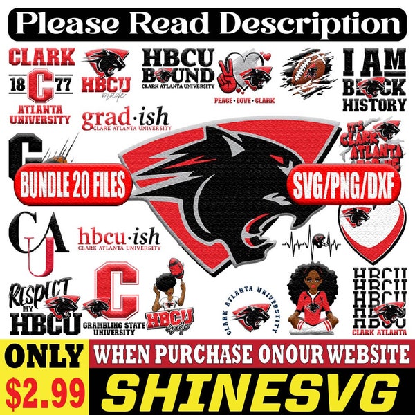 Clark Atlanta University Logos - Etsy