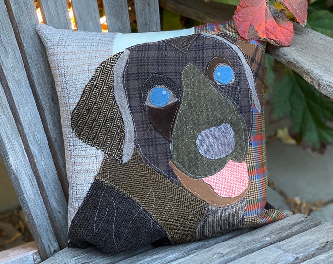 Chocolate Labrador Dog Pillow Pet Pillow Dog Decor Dog - Etsy