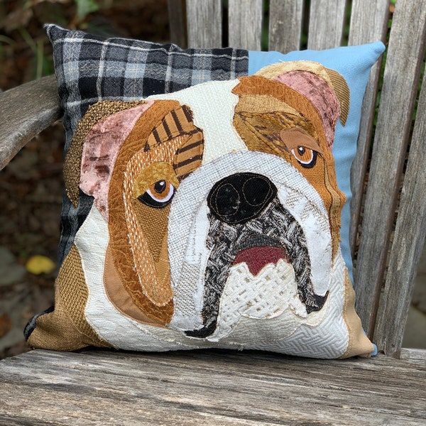Bulldog Pillows - Etsy