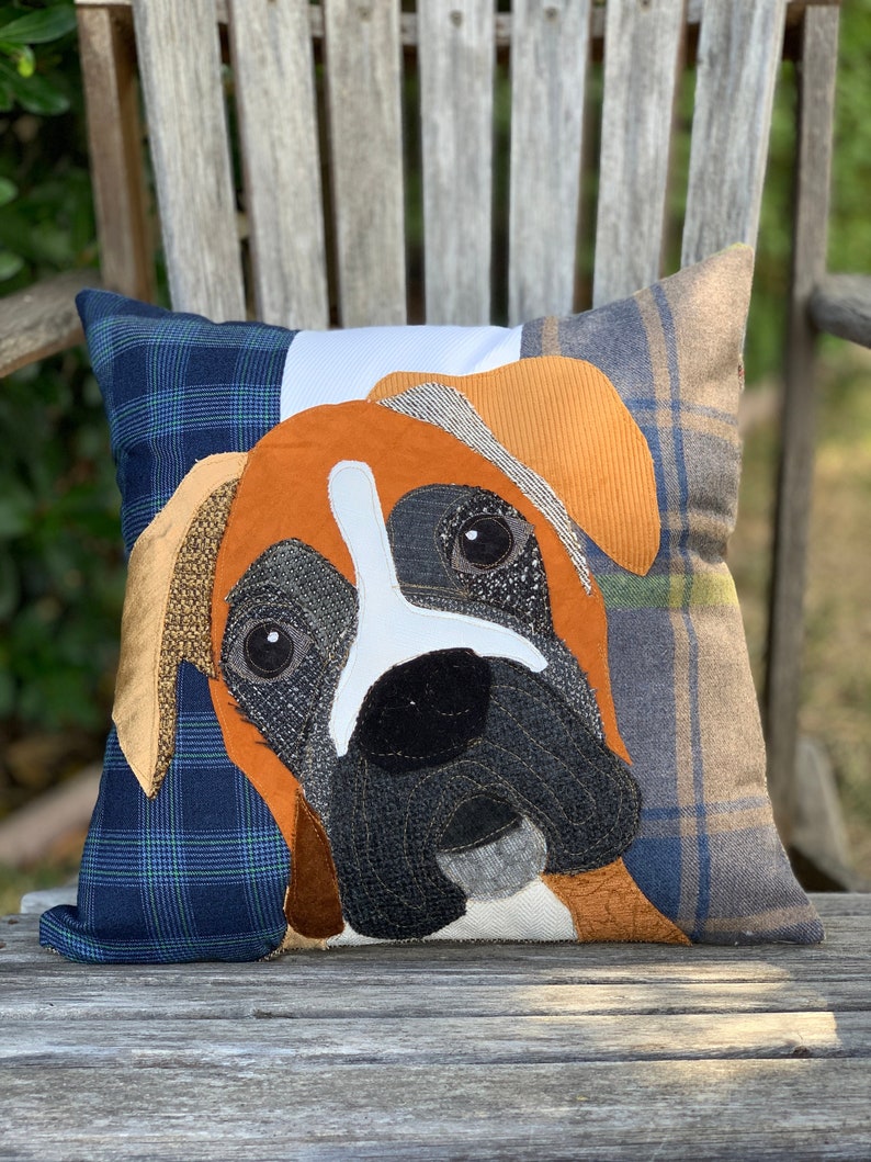 Boxer Dog Pillow Pet Pillow Dog Decor Dog Lover Gift - Etsy