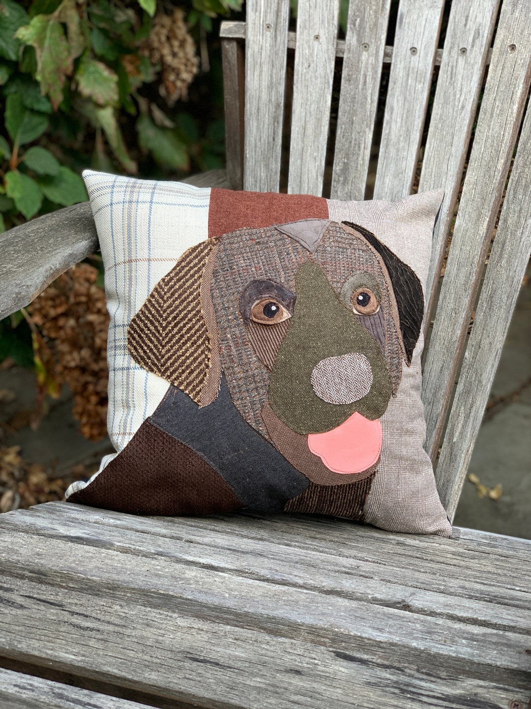 Chocolate Labrador Dog Pillow, Pet Pillow, Dog Decor, Dog Lover Gift ...