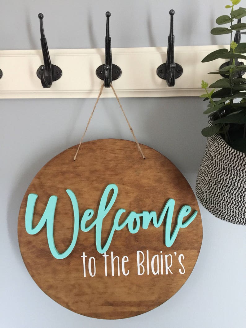 Front Door Sign - Etsy
