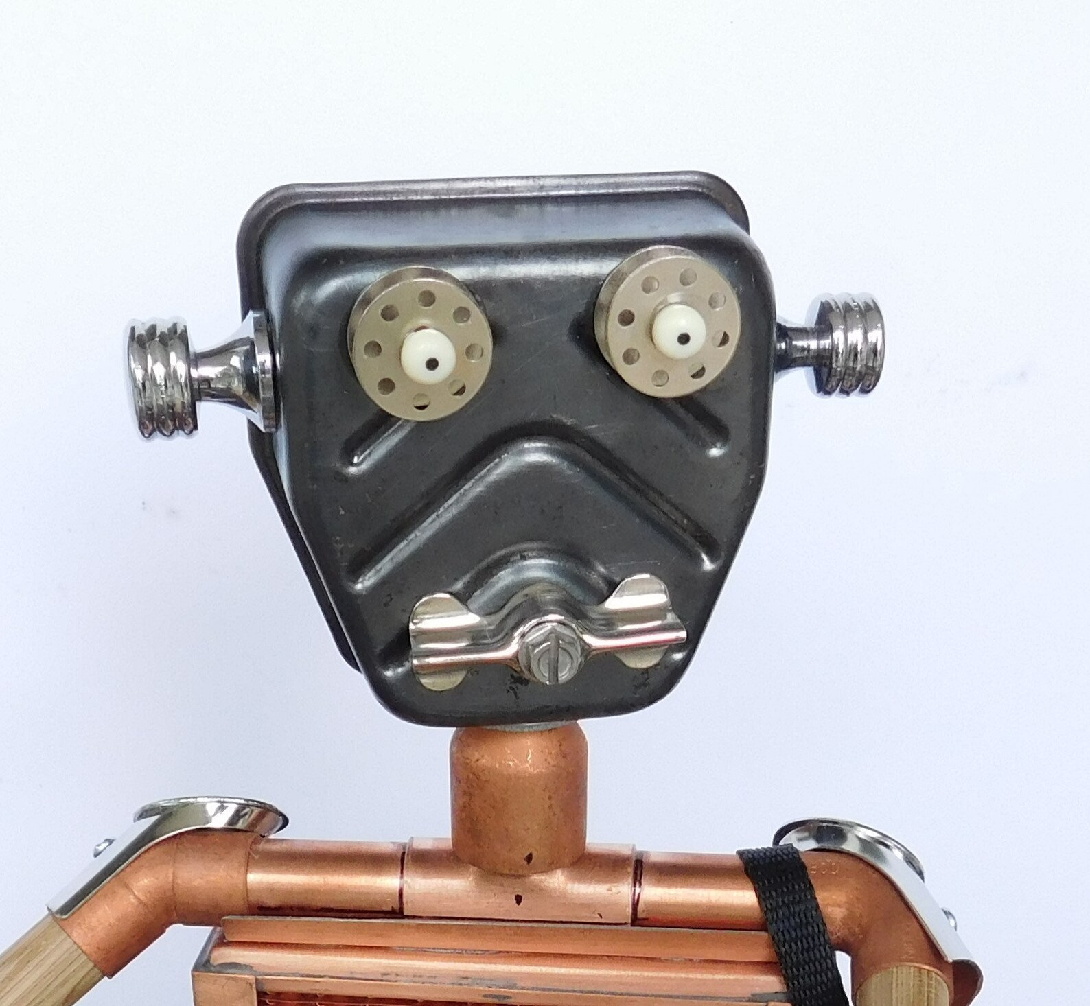 Assemblage Robots, Robot Sculpture, "fritz the Fisherman" - Etsy