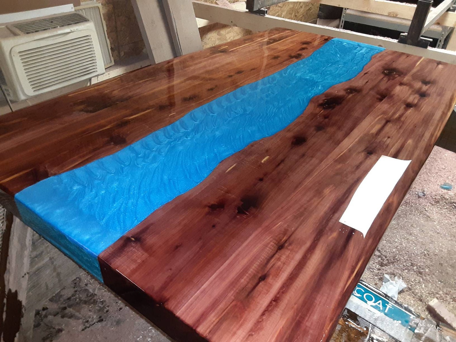 Red Cedar Crafted River Live Edge Dining Table Various Sizes - Etsy