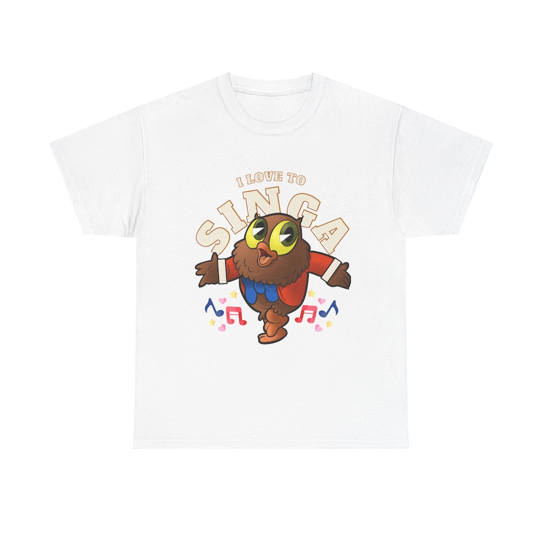 I Love to Singa Unisex Cotton Tee, Owl Johnson, Looney Toons, Vintage ...