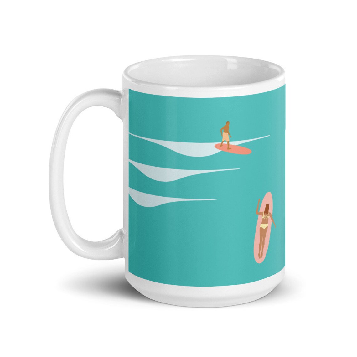 Surfer Mug / Bird Mug Cup / Surfer Girl Mugs / Surf Mug / Ocean Mug ...