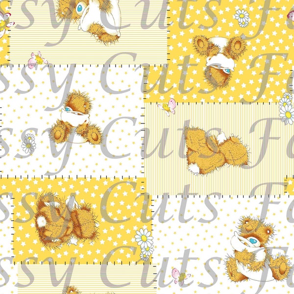 Patchwork Teddy Bear - Etsy