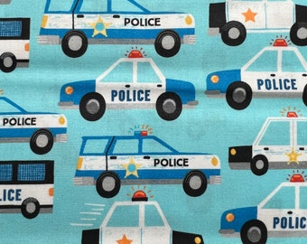 Police Car Fabric | Etsy