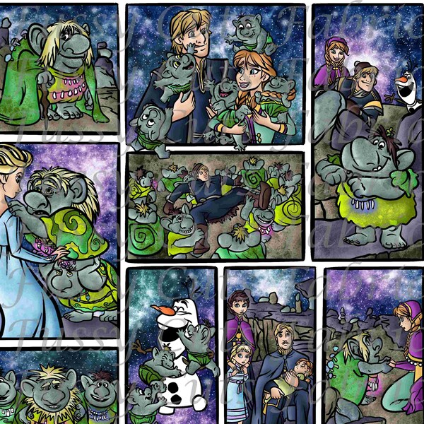 Frozen Trolls - Etsy