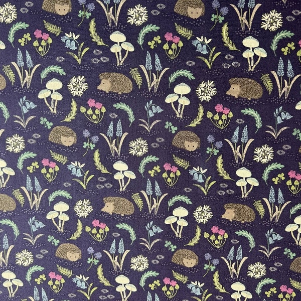 Hedgehog Fabric - Etsy