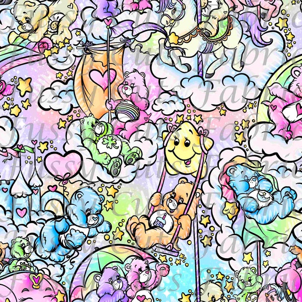 Care Bear Fabric - Etsy