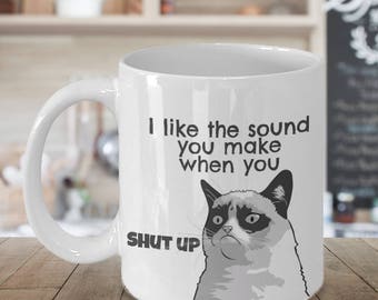 Grumpy Cat Mug - Etsy