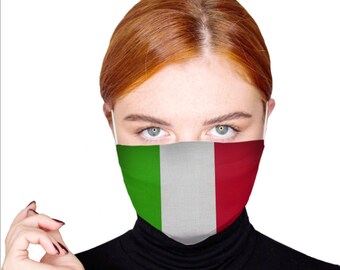 Italian Flag Mask - Etsy
