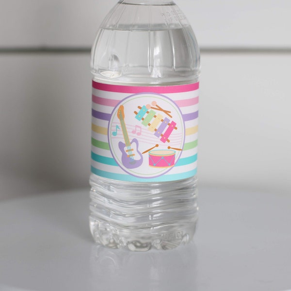 Music Notes Water Bottle - Etsy