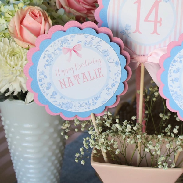 Pink Bow Baby Centerpiece - Etsy