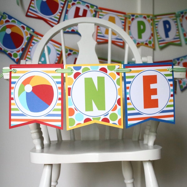 Beach Ball Banner - Etsy
