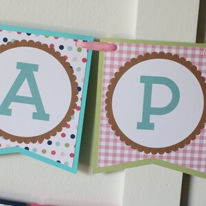 Camping GIRL Birthday Banner, Glamping Birthday Decorations for Girls ...