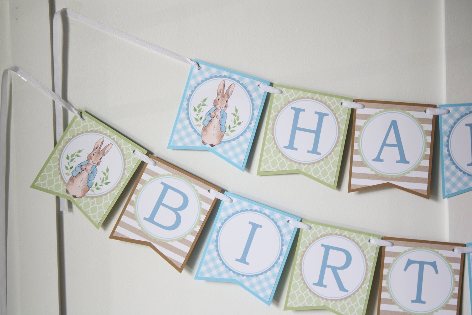 Peter Rabbit Birthday Banner Beatrix Potter Party Decor | Etsy