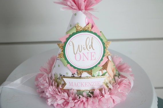 JVC Tinyphones Lion Theme 1st Birthday Crown - Wild One Jungle Safari ...