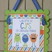 Monster Birthday Welcome Door Sign Little Monster Birthday Decorations ...