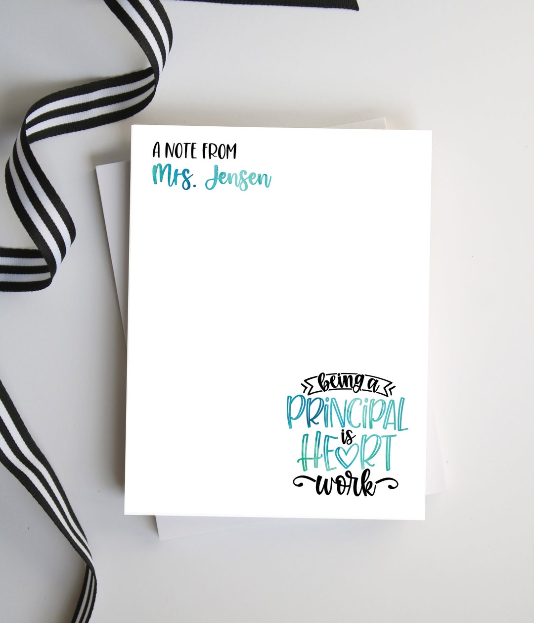 Principal Notepad Gift, Teacher Appreciation, Notepad for Administrator ...