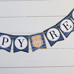 Police Retirement Banner, Retirement Decorations, Law Enforcement ...