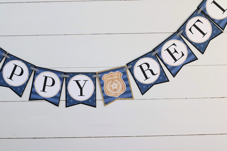 Police Retirement Banner Retirement Decorations Law | Etsy