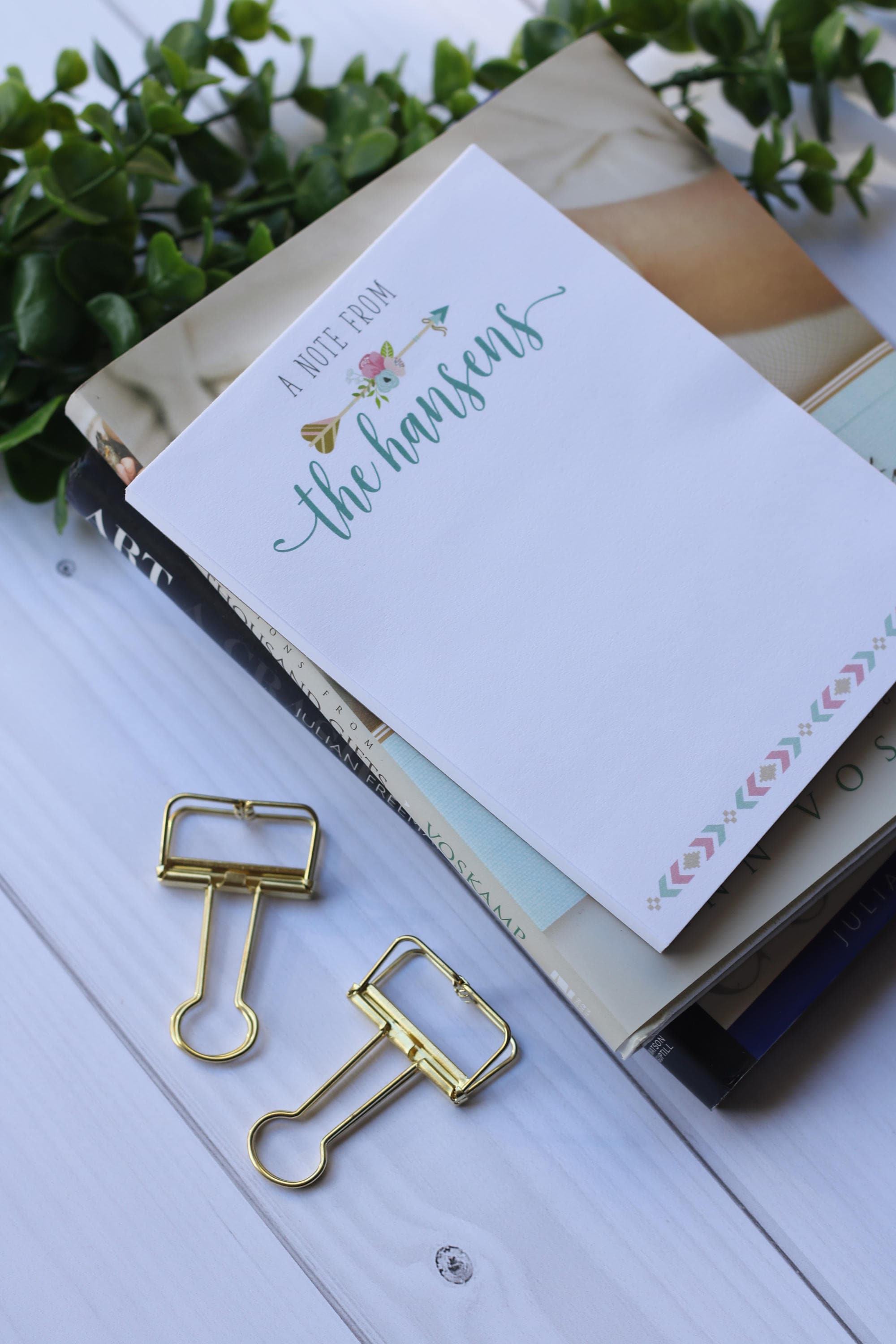 Mom Gift, Personalized Notepad Gift, Neighbor Gift, Personalized Family ...