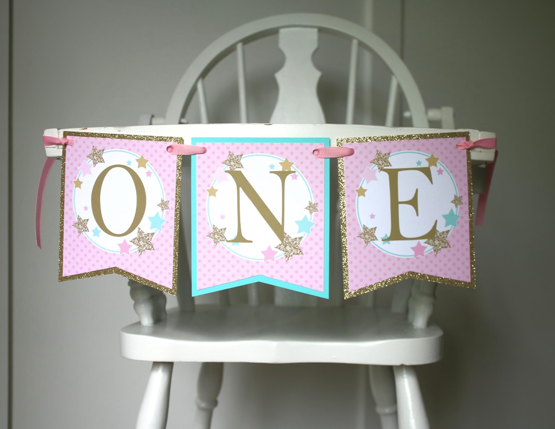 Twinkle Twinkle Little Star High Chair Banner - Star Birthday High ...