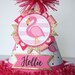 Flamingo First Birthday Party Hat - Flamingo Summer Birthday - Girl ...