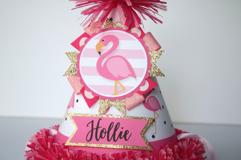 Flamingo First Birthday Party Hat Flamingo Summer Birthday | Etsy