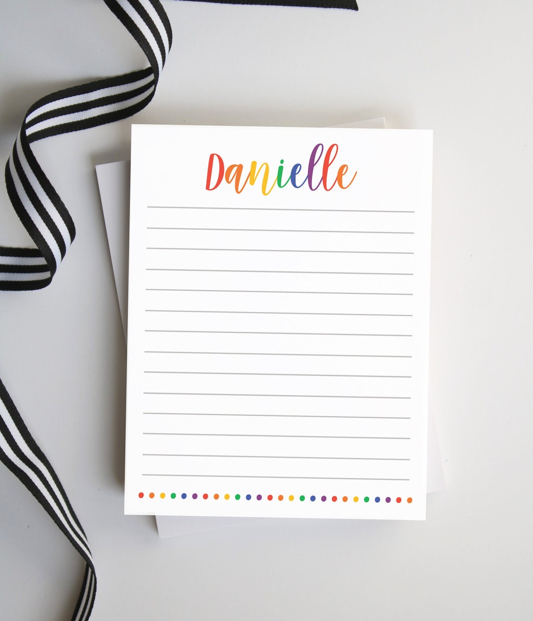 Personalized Notepad Gift, Personalized Notepad for Family, Neighbors ...