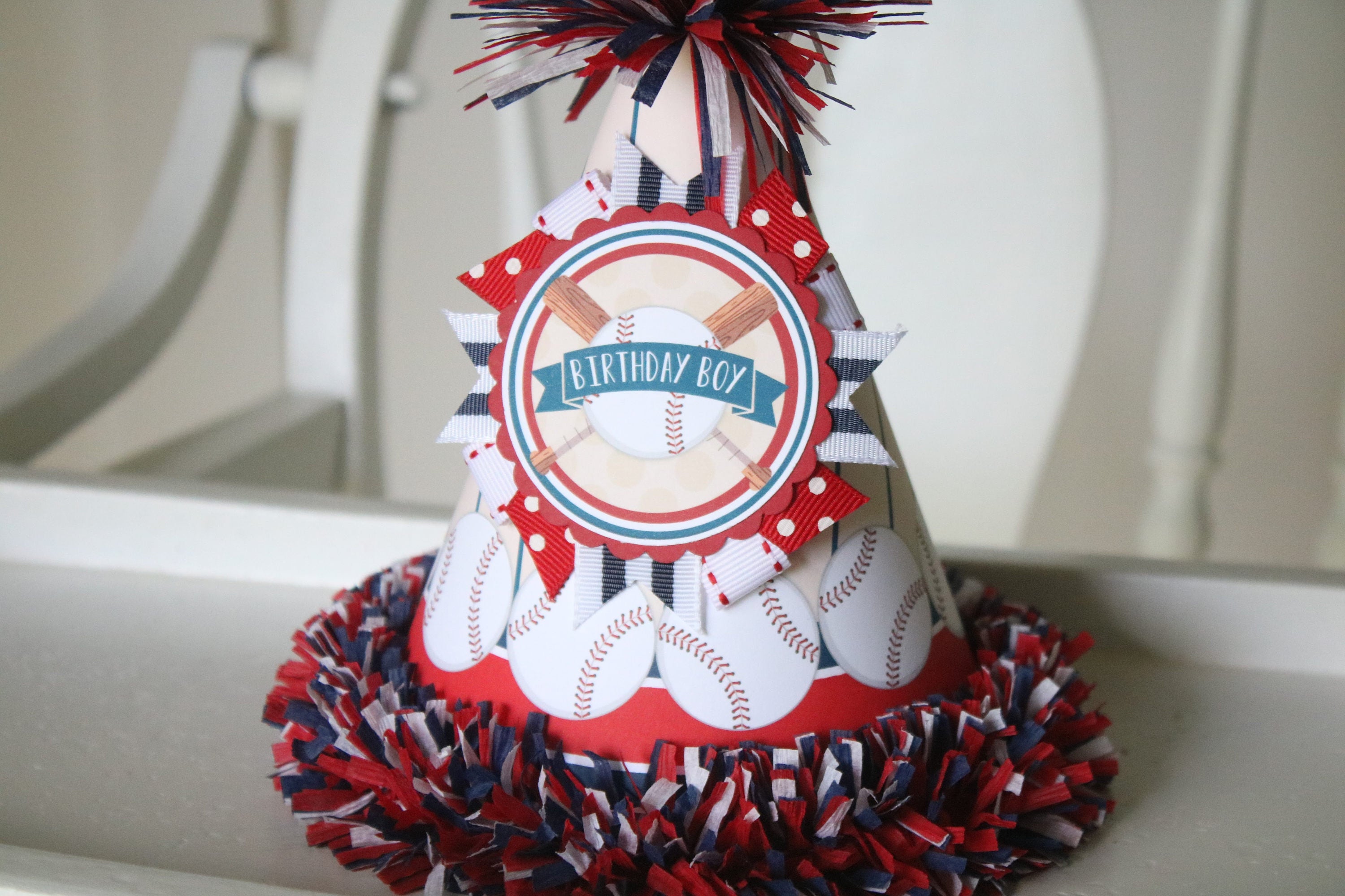 Baseball Birthday Party Hat Baseball Sports Birthday Boy - Etsy