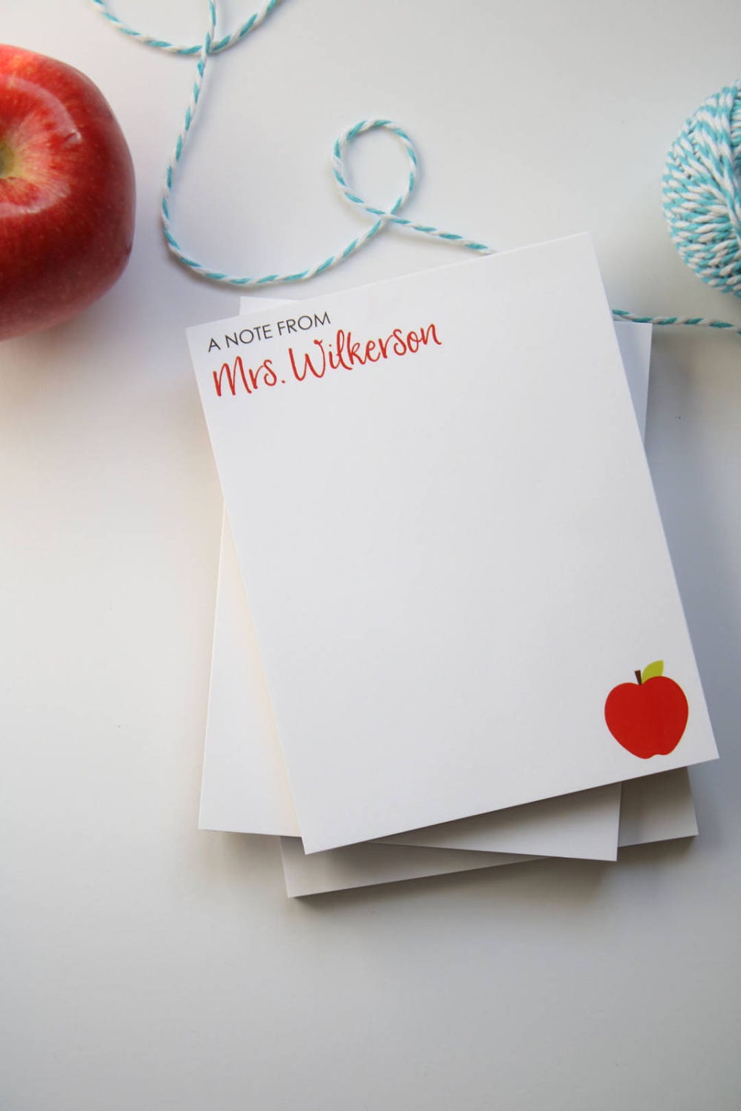 Teacher Gift - Personalized Teacher Notepad - Teacher Appreciation Gift ...