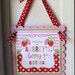 Strawberry Birthday Welcome Door Sign - Girl First Birthday Decorations ...