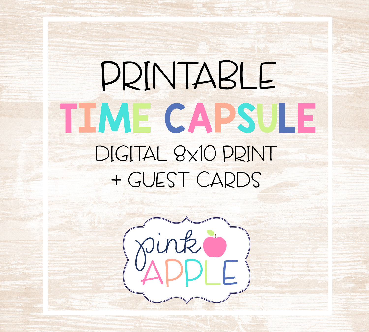 PRINTABLE Time Capsule Set - Etsy